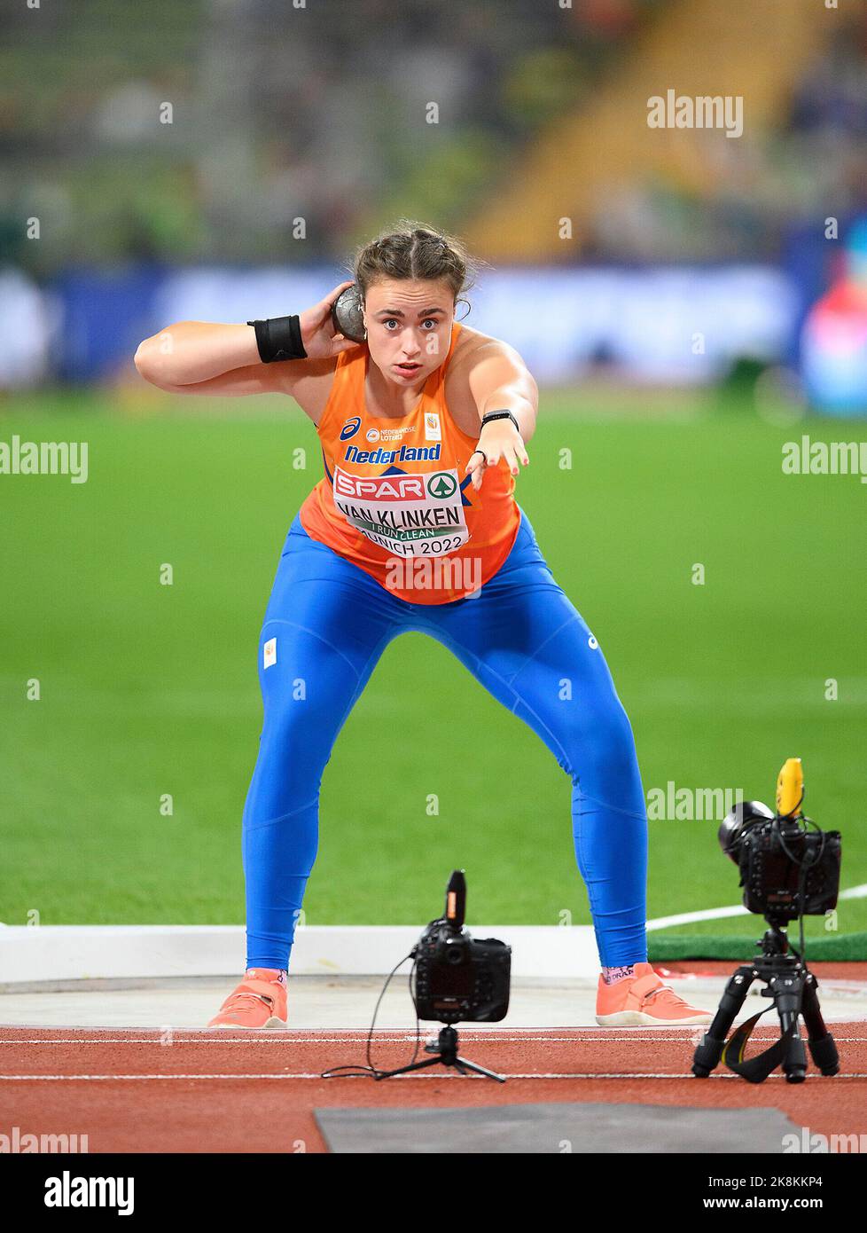 VAN KLINKEN Jorinde (NED/ 3rd place), action, women's final shot put on ...