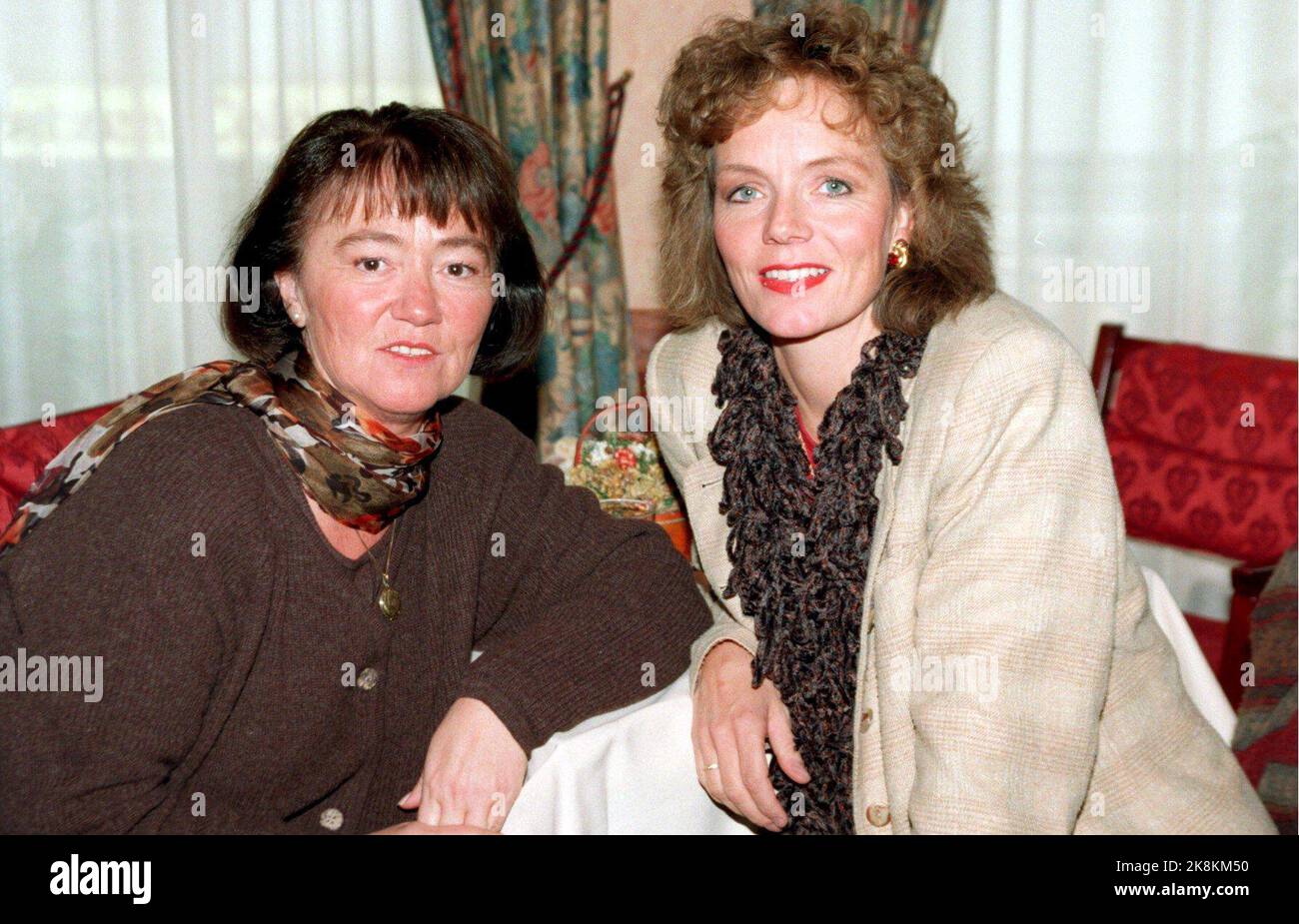 Oslo 1995. Vigdis Rabben (t Stock Photo - Alamy