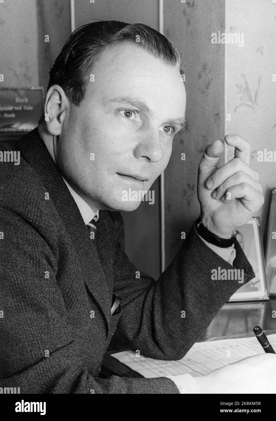 Professor at the norwegian school of music stock photo hi-res stock ...