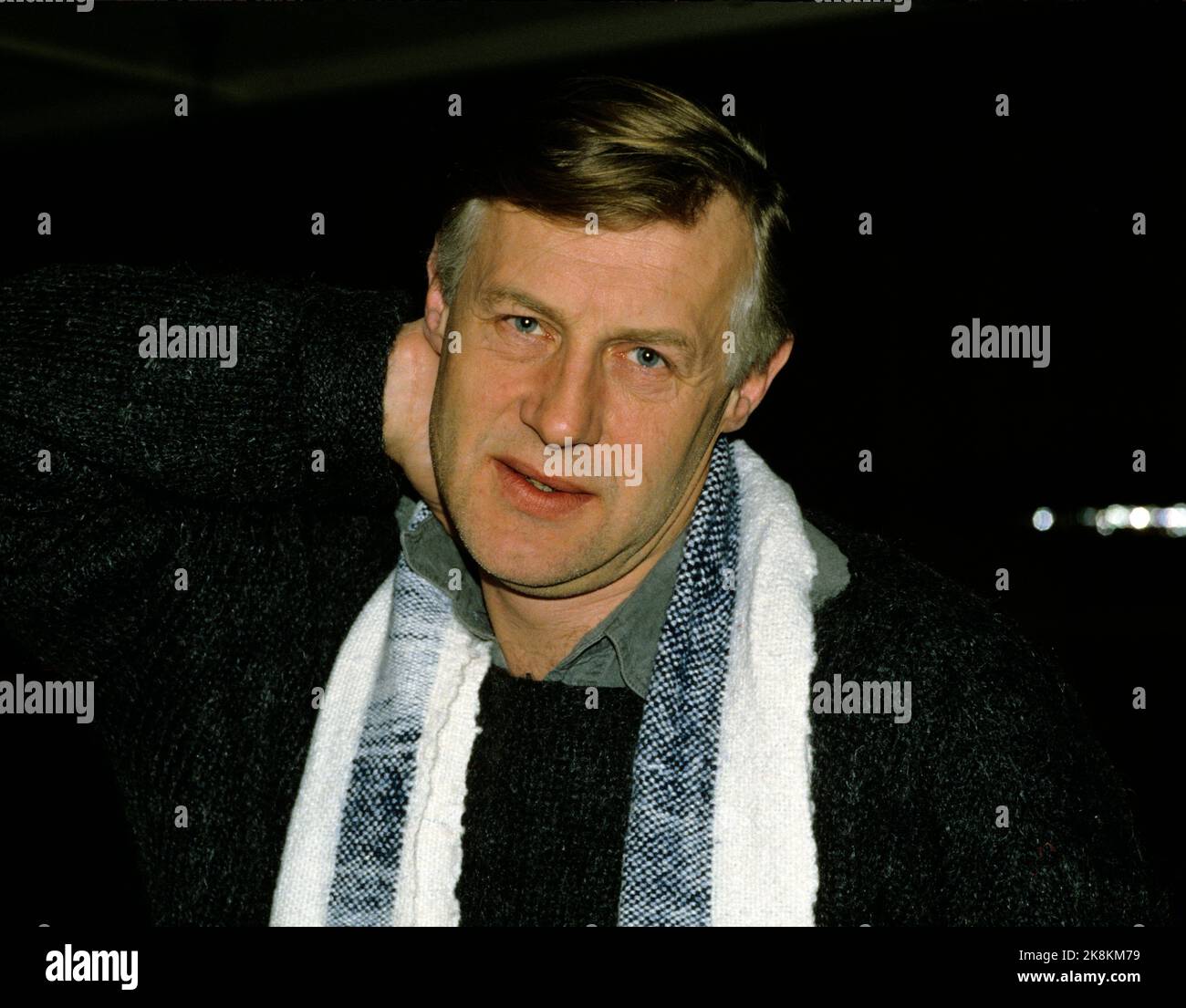 Oslo march 1986 actor sverre anker ousdal hi-res stock photography and ...