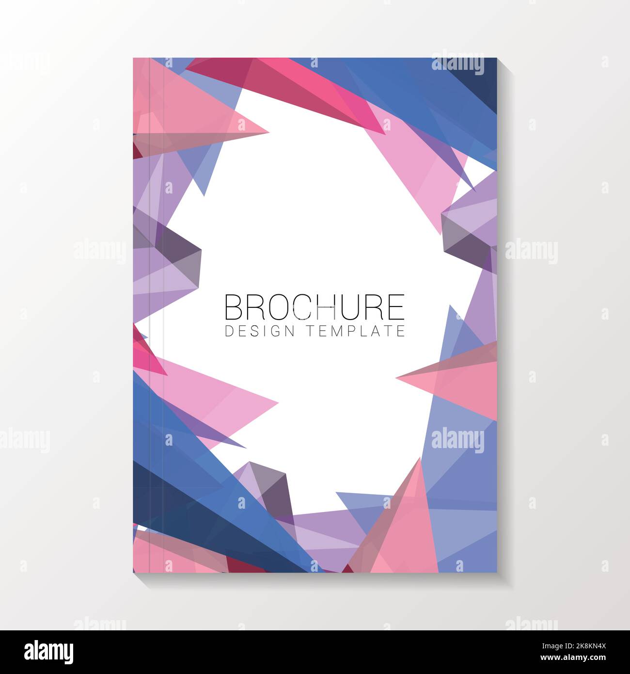 Cover Magazine with geometric shapes. Vector illustration Stock Vector ...