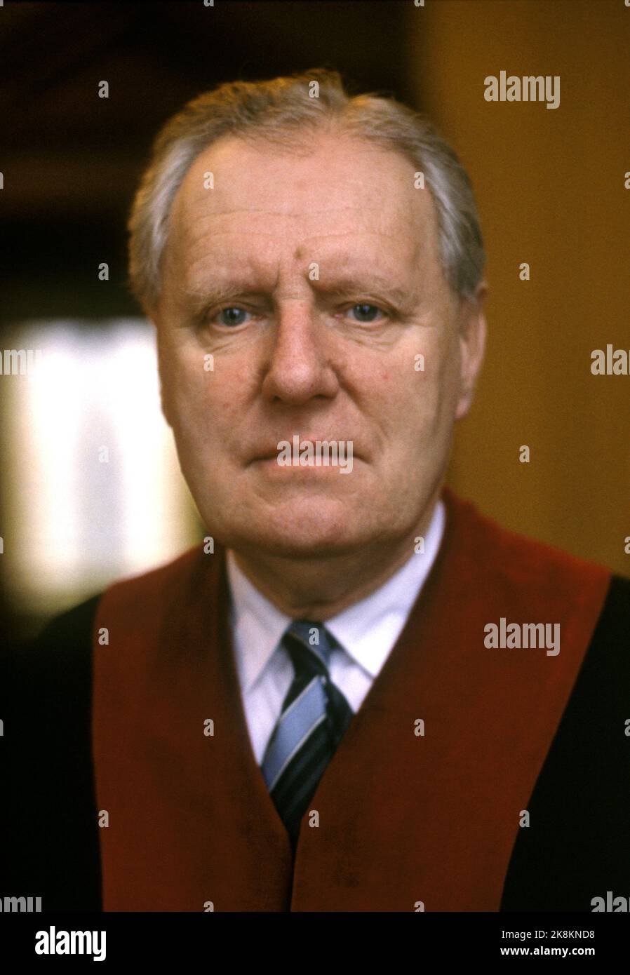 Oslo 1982 supreme court judge hans michelsen photo hi-res stock ...