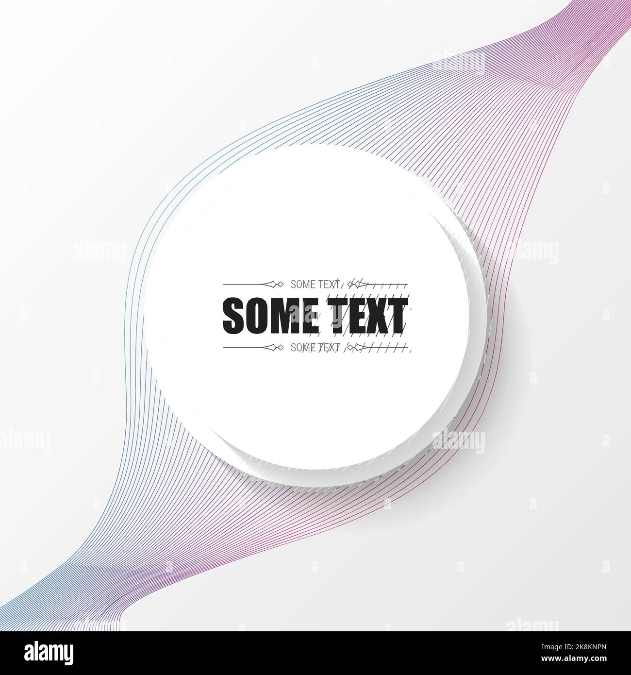 Abstract background with white round text box. Vector illustration ...