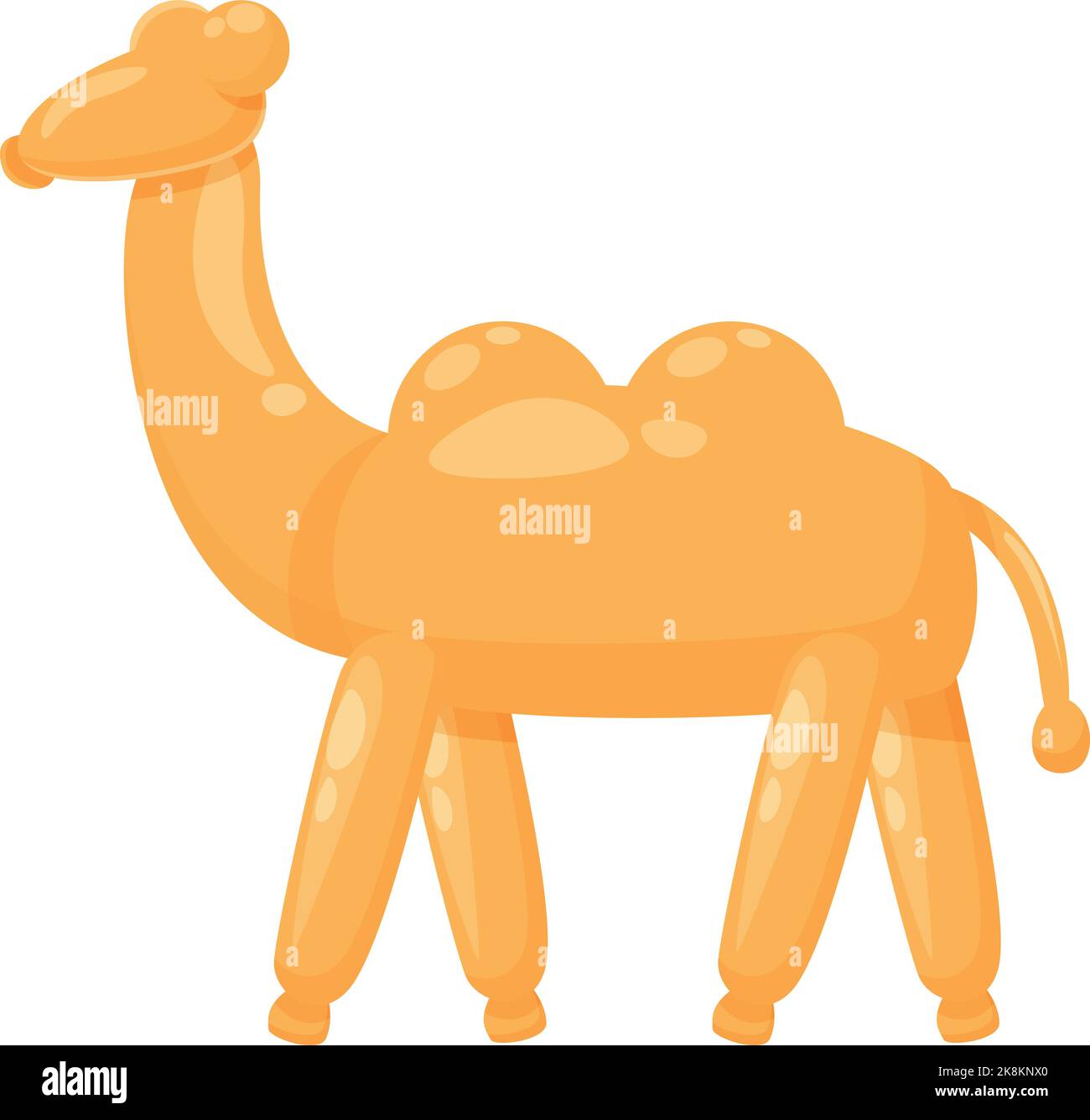 Balloon camel icon cartoon vector. Animal toy. Air shape Stock Vector ...