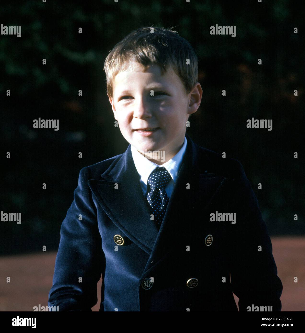 Asker 197909: The Crown Prince family at Skaugum, September 1979. The ...