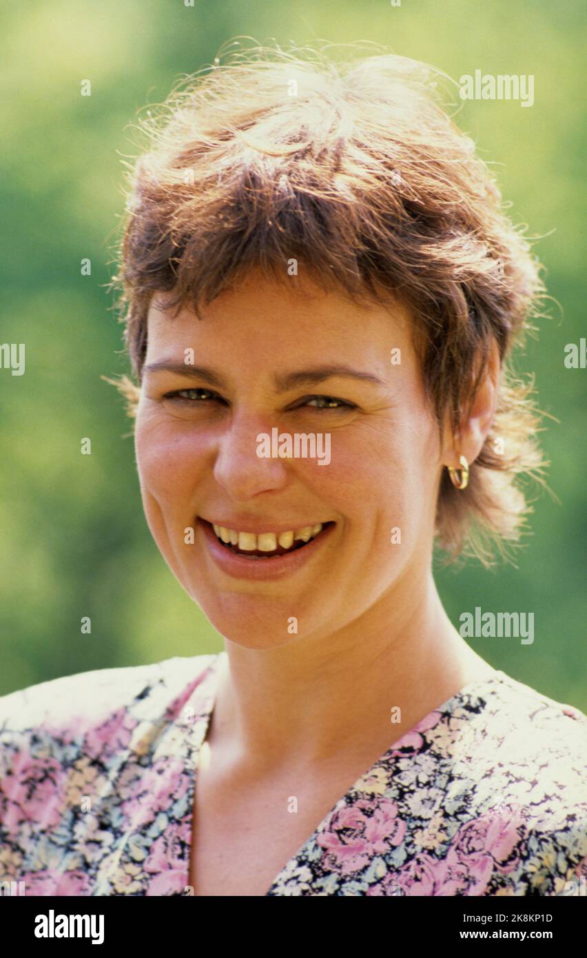 Oslo 19880528. Actor Ellen Horn. Photo: Henrik Laurvik / NTB Stock ...