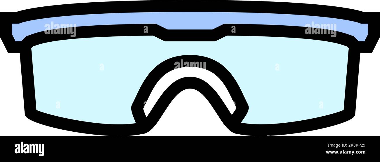 medical glasses frame color icon vector illustration Stock Vector Image ...