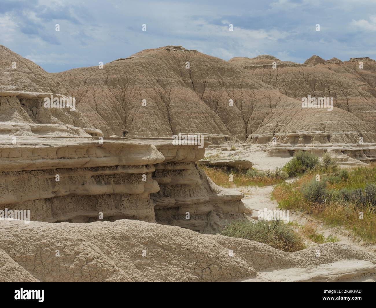 Scenic rocks and hills in Toadstool Geological Park and Campground ...
