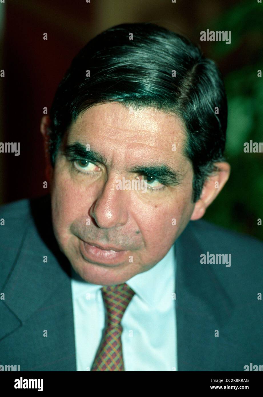Oslo 1991-12-07: Oscar Arias Sánchez, President Costa Rica. Participant ... Oslo 1991-12-07: Oscar Arias Sánchez, President Costa Rica. Participant ...
