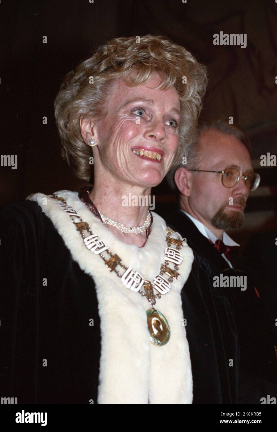 Oslo 20-2-1993. University of Oslo. The solemn appointment of Lucy ...