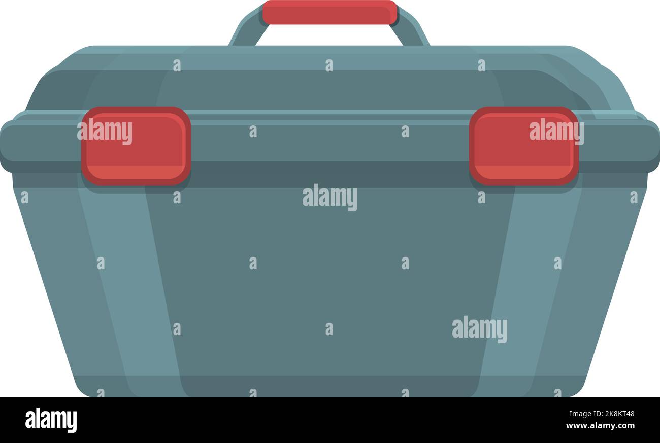 Hardware box icon cartoon vector. Tool kit. Metal repair Stock Vector ...