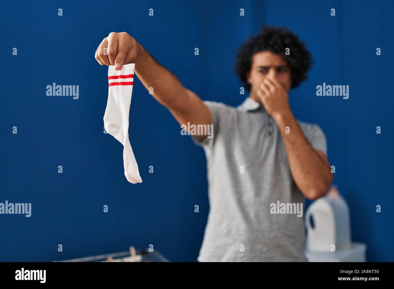 Smelling sock hi-res stock photography and images - Alamy