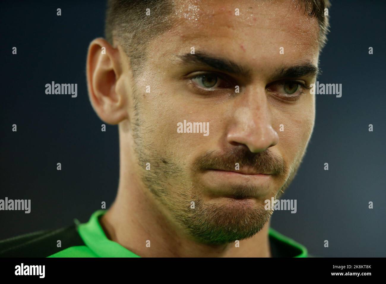 SSC Napoli's Italian goalkeeper Alex Meret looks during the Serie A ...