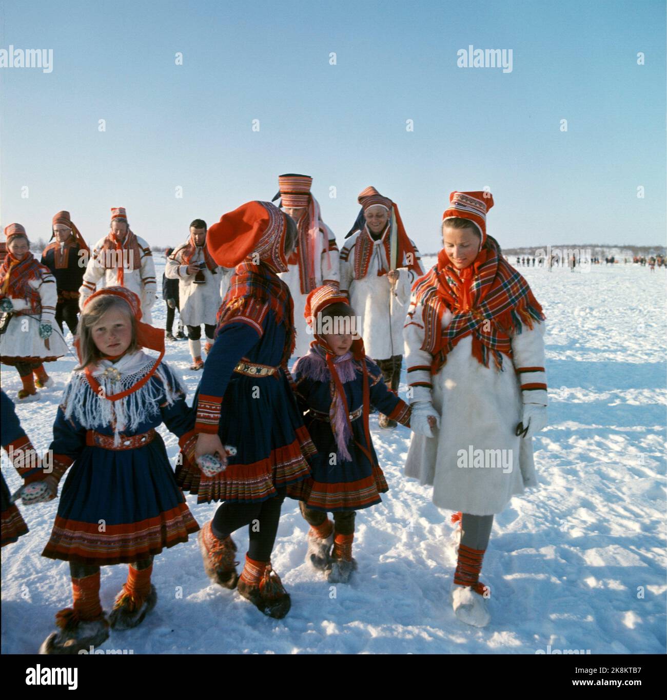 Finnmark April 1969 The Crown Prince couple visits Finnmark. Crown ...