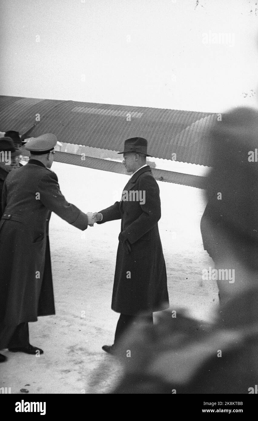 WW2 Oslo 19420215 National Commissioner Josef Terboven T.H back in Oslo ...
