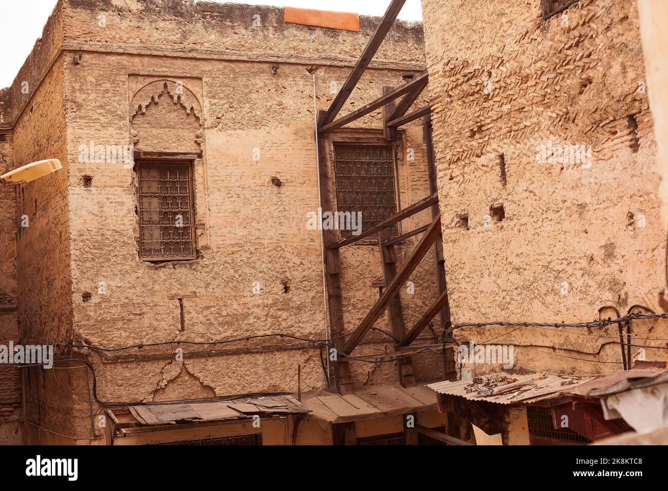 The medieval buildings in the Fez city, Morocco Stock Photo - Alamy