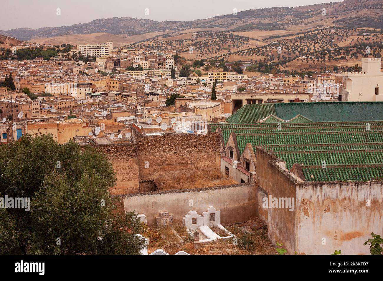 The cityscape of the historic Fez city, Morocco Stock Photo - Alamy