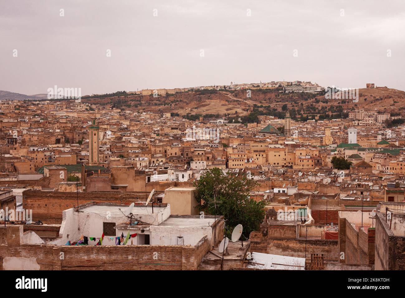 The cityscape of the historic Fez city, Morocco Stock Photo - Alamy