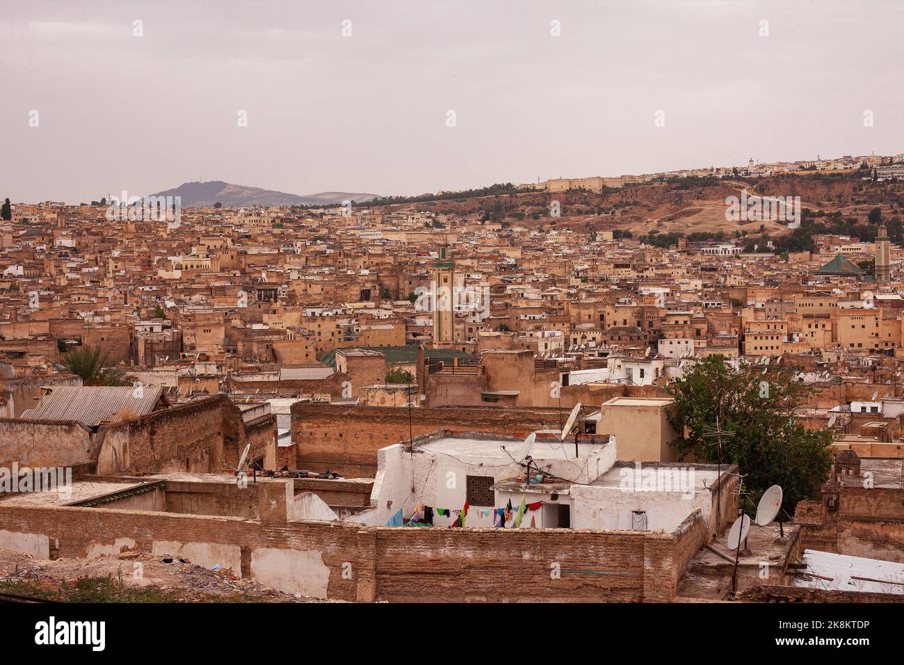 The cityscape of the historic Fez city, Morocco Stock Photo - Alamy