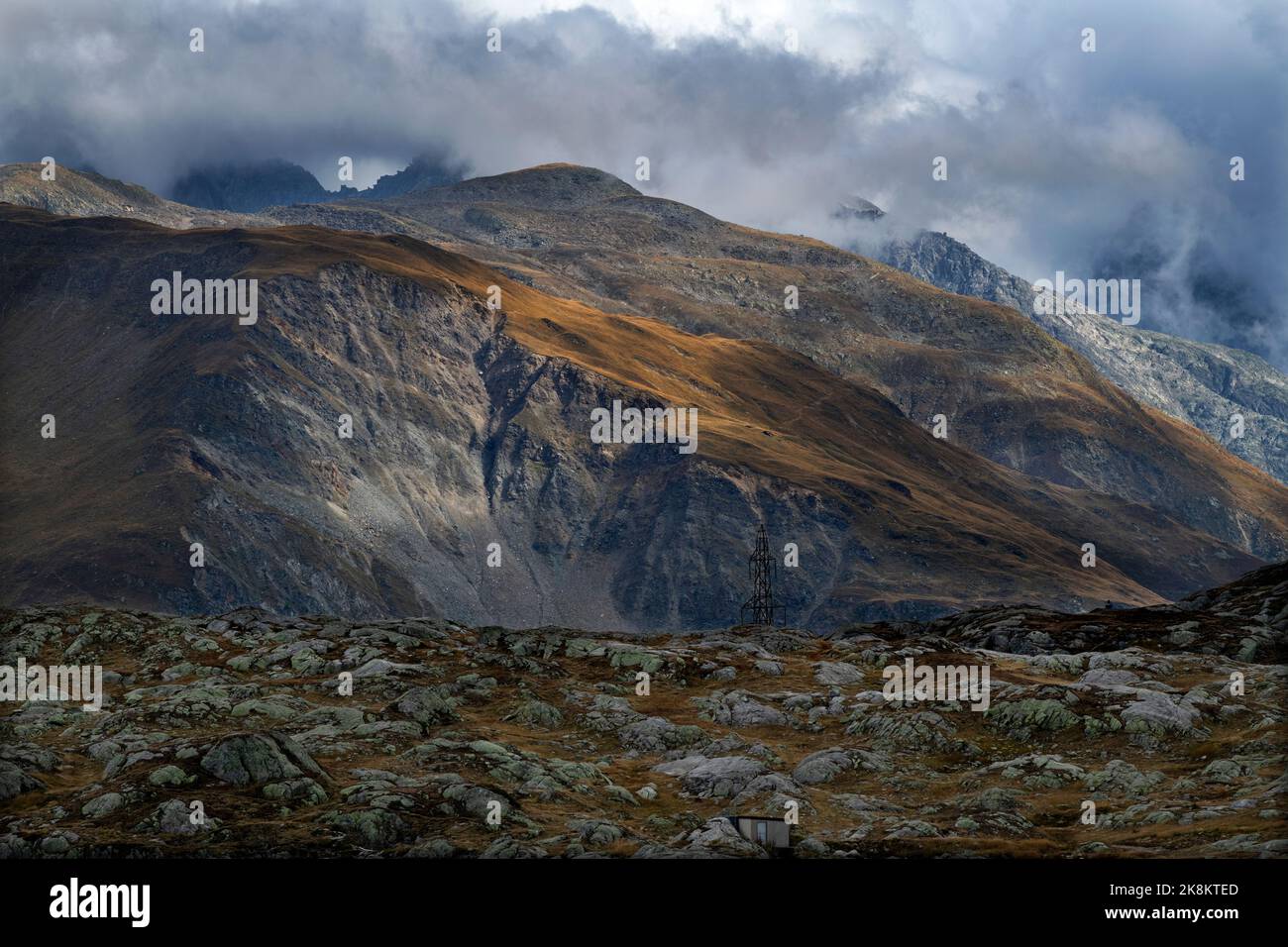 The Grimsel Pass: Grimselpass; Col du Grimsel;: Passo del Grimsel is a ...