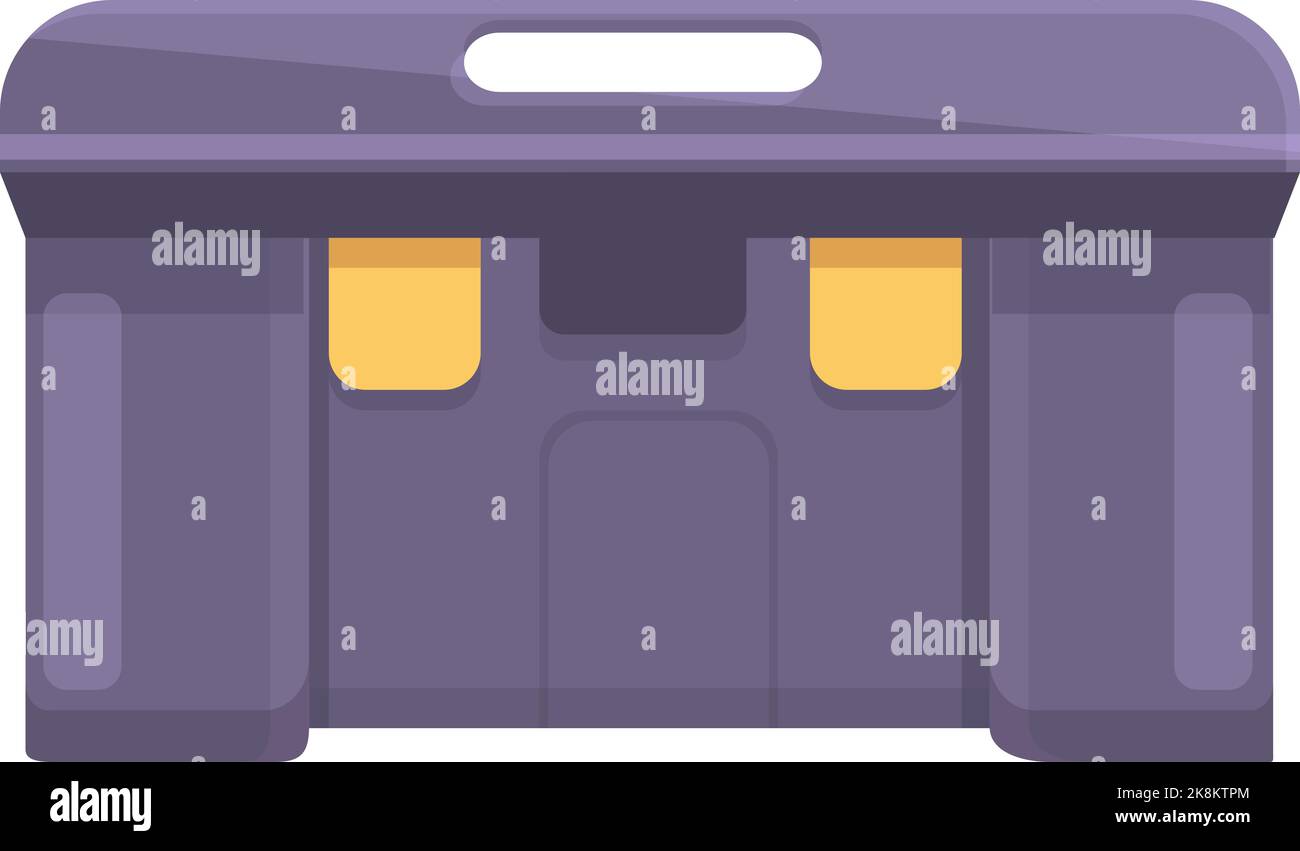 Tool box icon cartoon vector. Construction kit. Wood repair Stock ...