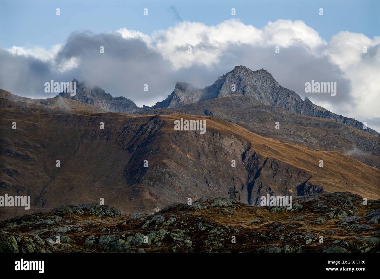 The Grimsel Pass: Grimselpass; Col du Grimsel;: Passo del Grimsel is a ...