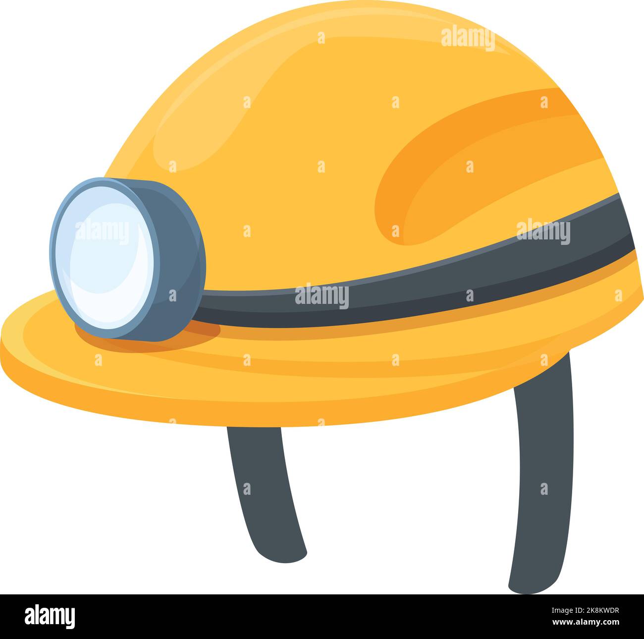 Miner helmet icon cartoon vector. Gold mine. Coin tool Stock Vector ...