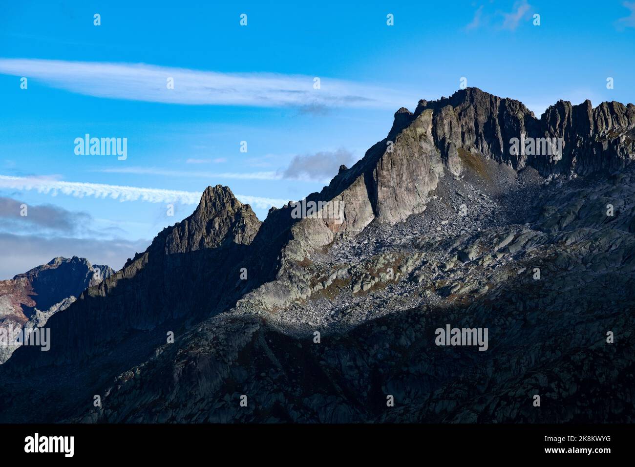 The Grimsel Pass: Grimselpass; Col du Grimsel;: Passo del Grimsel is a ...