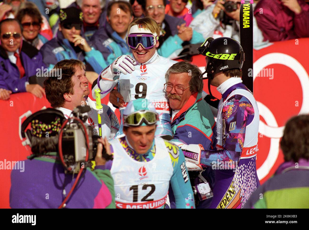 Tor richardsen ntb alpine happiness olympics slalom hi-res stock ...