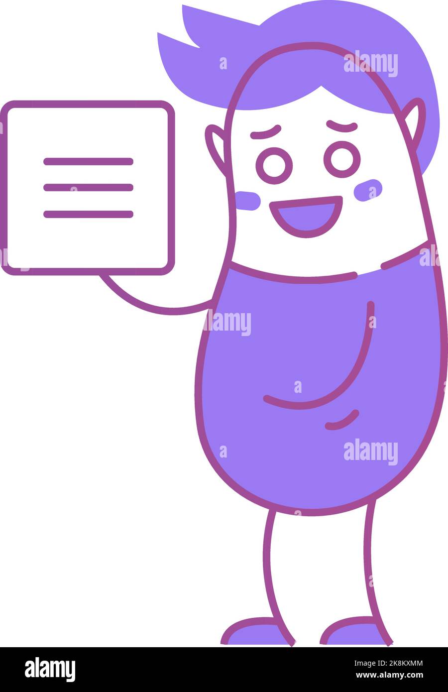 Presenter character hi-res stock photography and images - Alamy