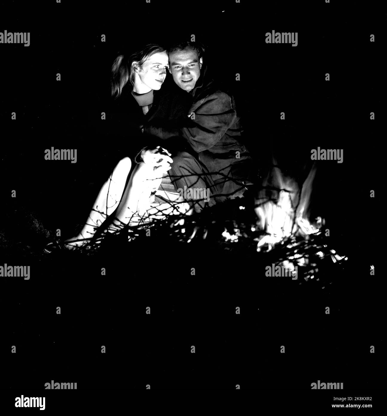 Oslo, 1961. From the recording of the movie "Tonny" under the auspices ...