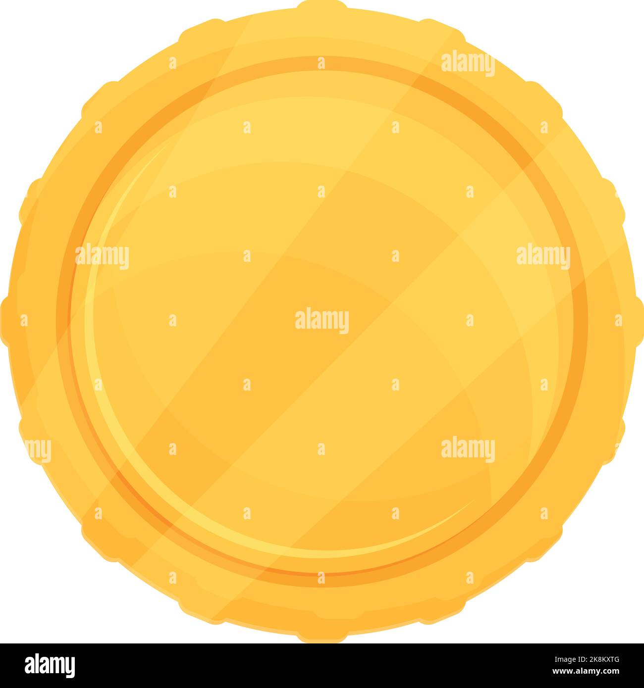 Gold coin icon cartoon vector. Golden stone. Miner treasure Stock ...
