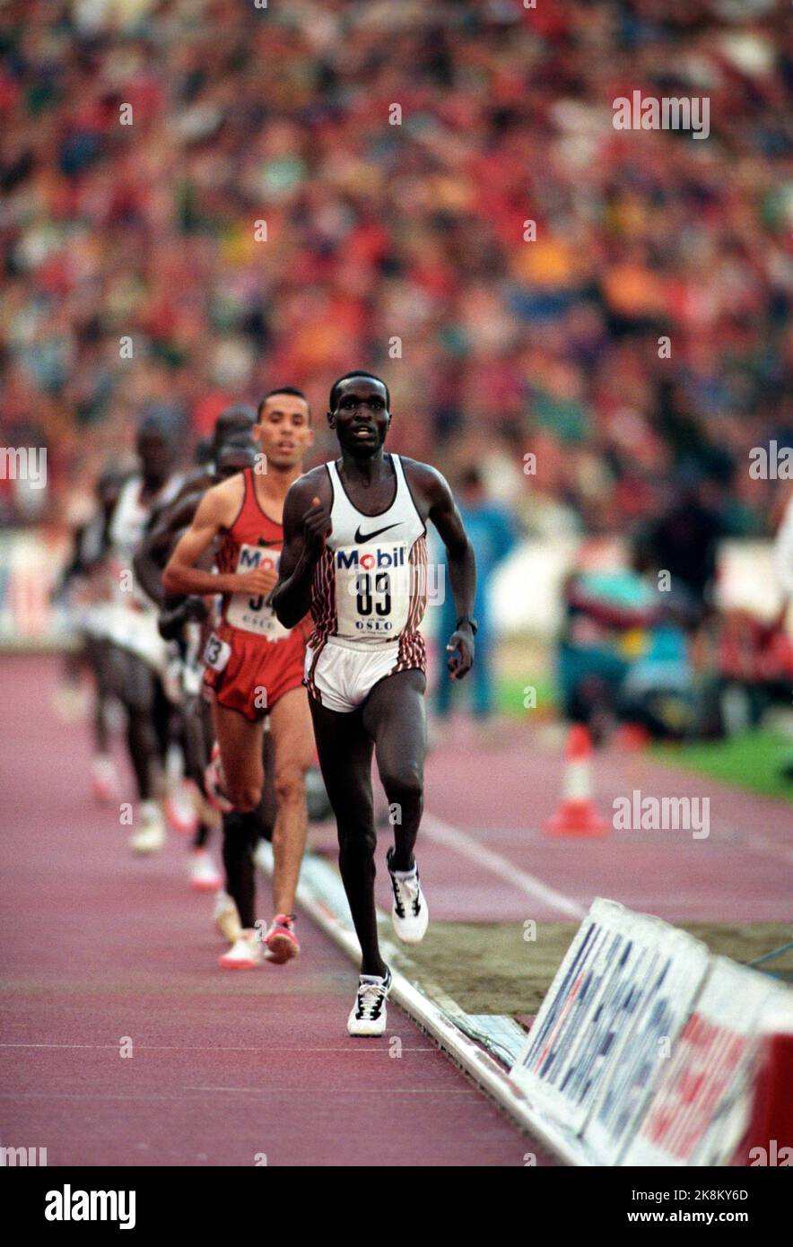 1996 john kosgei during the bislet games photo hi-res stock photography ...