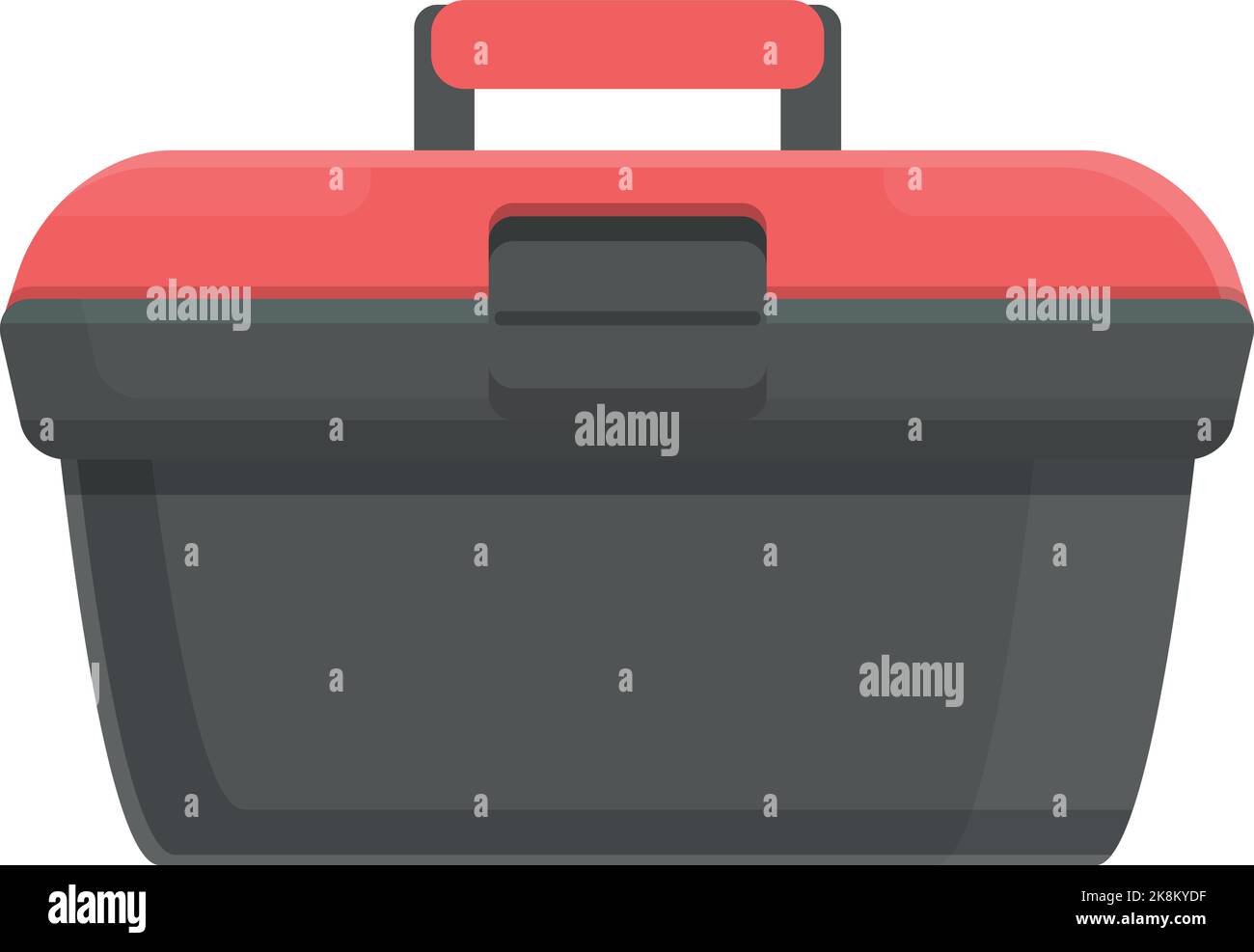 Carpentry toolbox icon cartoon vector. Tool box. Equipment kit Stock ...
