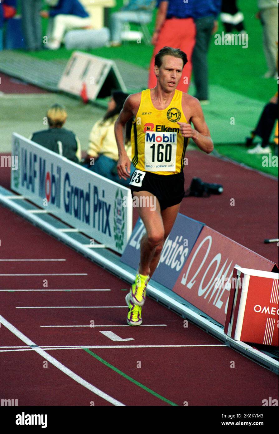 000 meters during the bislett games action photo hi-res stock ...