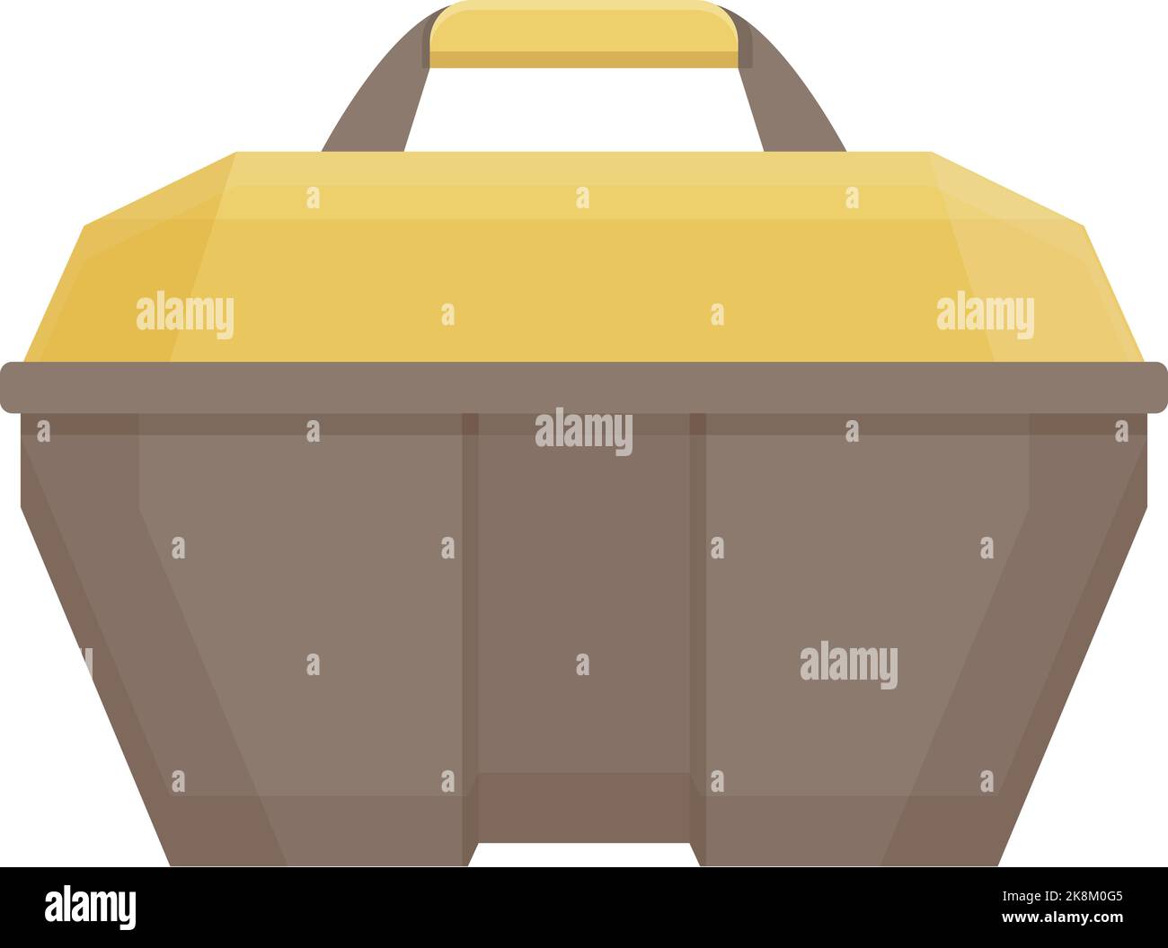 Metal box icon cartoon vector. Construction tool. Kit repair Stock ...