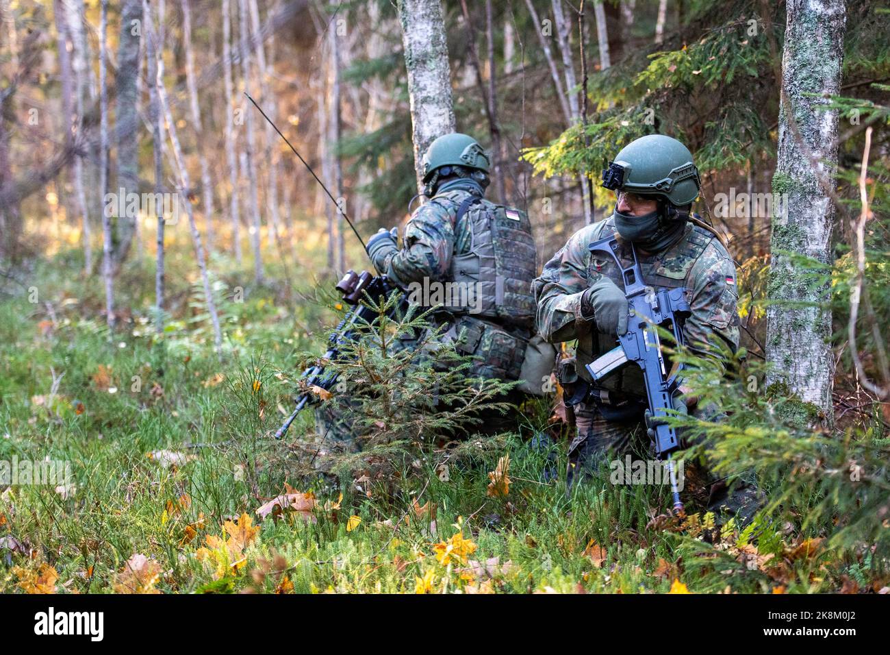 Ämari, Estonia. 24 October 2022, Estonia, Ämari: German Armed Forces ...
