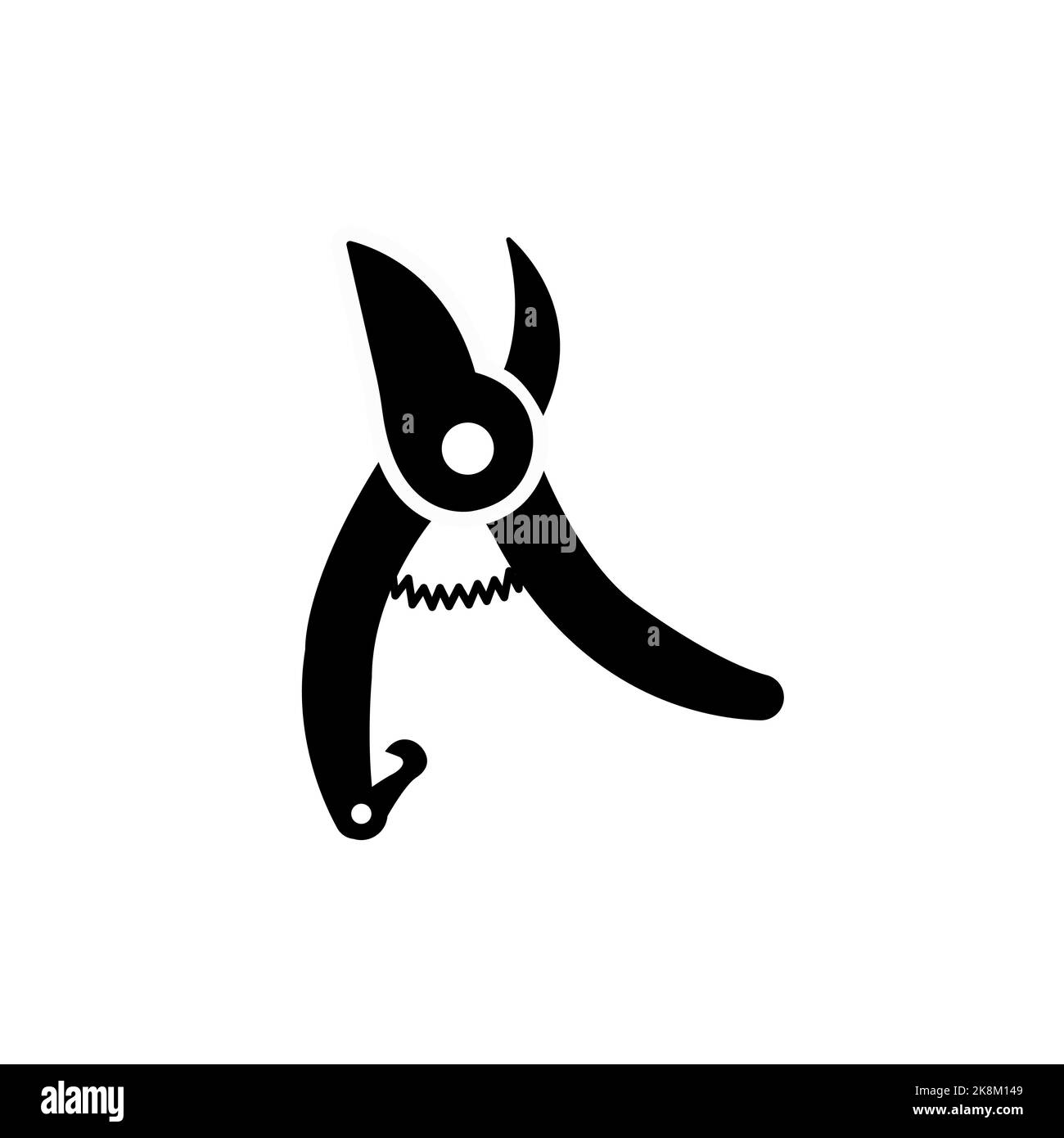 Bush scissors icon outline Stock Vector Images - Alamy