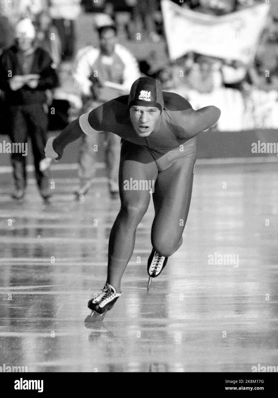 Oslo 19890212. Skating World Cup at Valle Hovin. Johann Olav Koss from ...