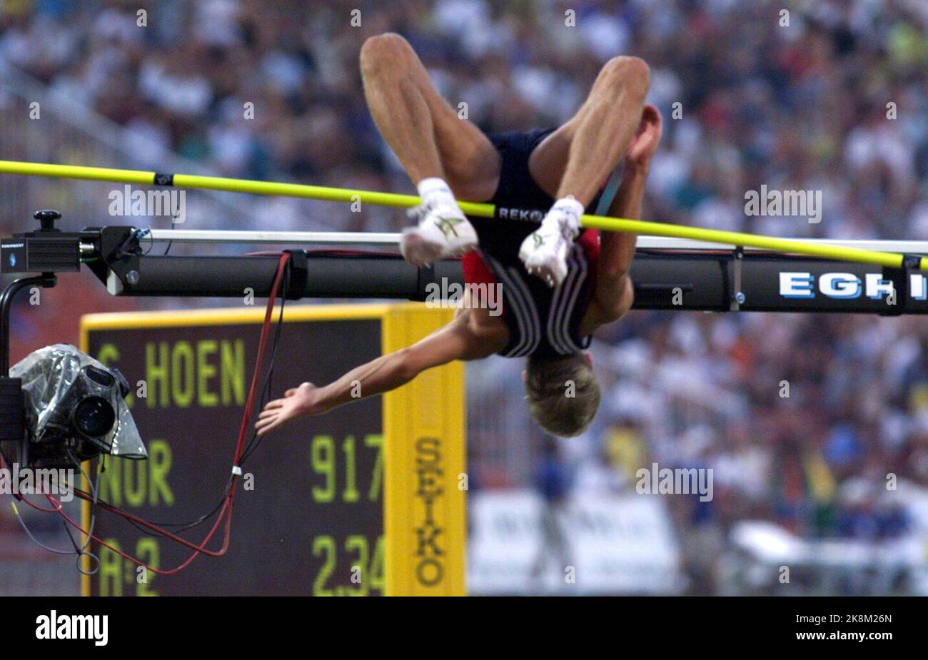 Budapest, Hungary 19980821: Steinar Hoen finished in sixth place in the ...