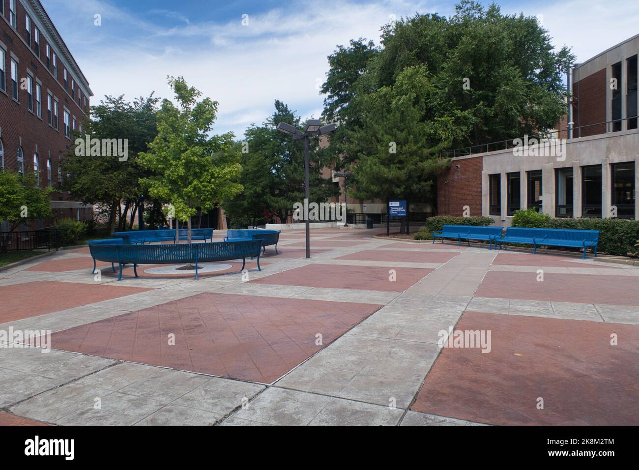 The Saint Peter's University Campus building and surroundings in Jersey ...