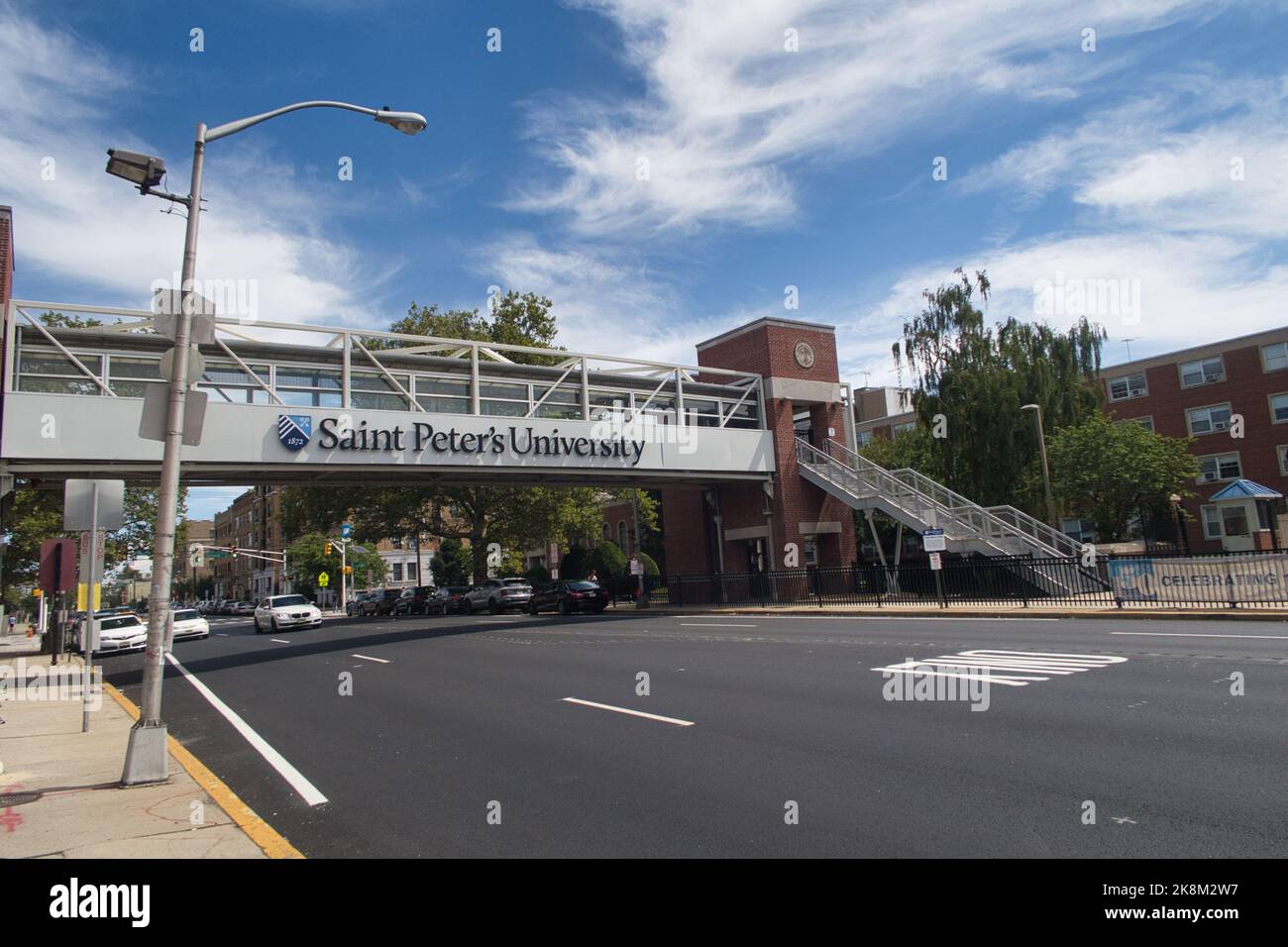 The Saint Peter's University Campus building and surroundings in Jersey ...