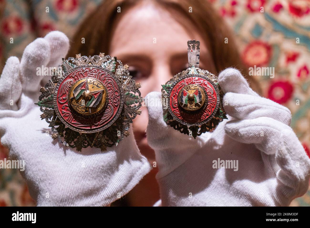 London UK. 24 October 2022 . The Order of Al Nahda, First Class, star ...