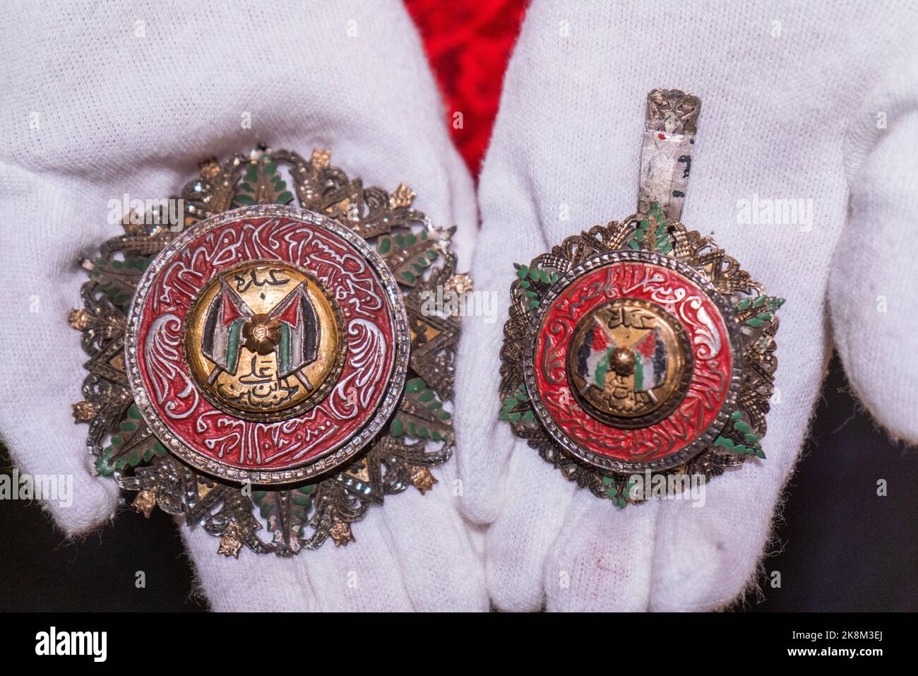 London UK. 24 October 2022 . The Order of Al Nahda, First Class, star ...