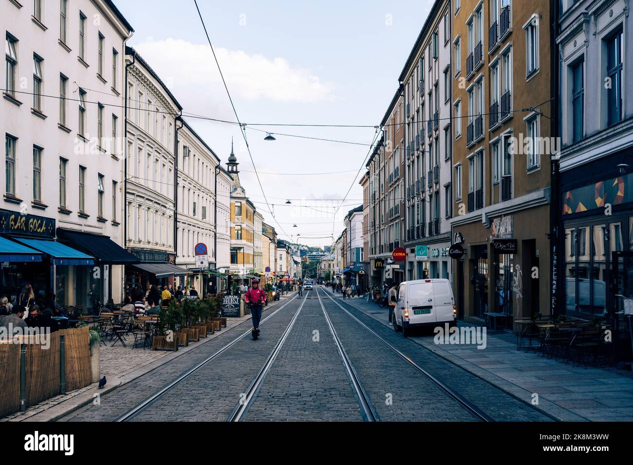 On the streets of oslo summer 2022 Stock Photo - Alamy