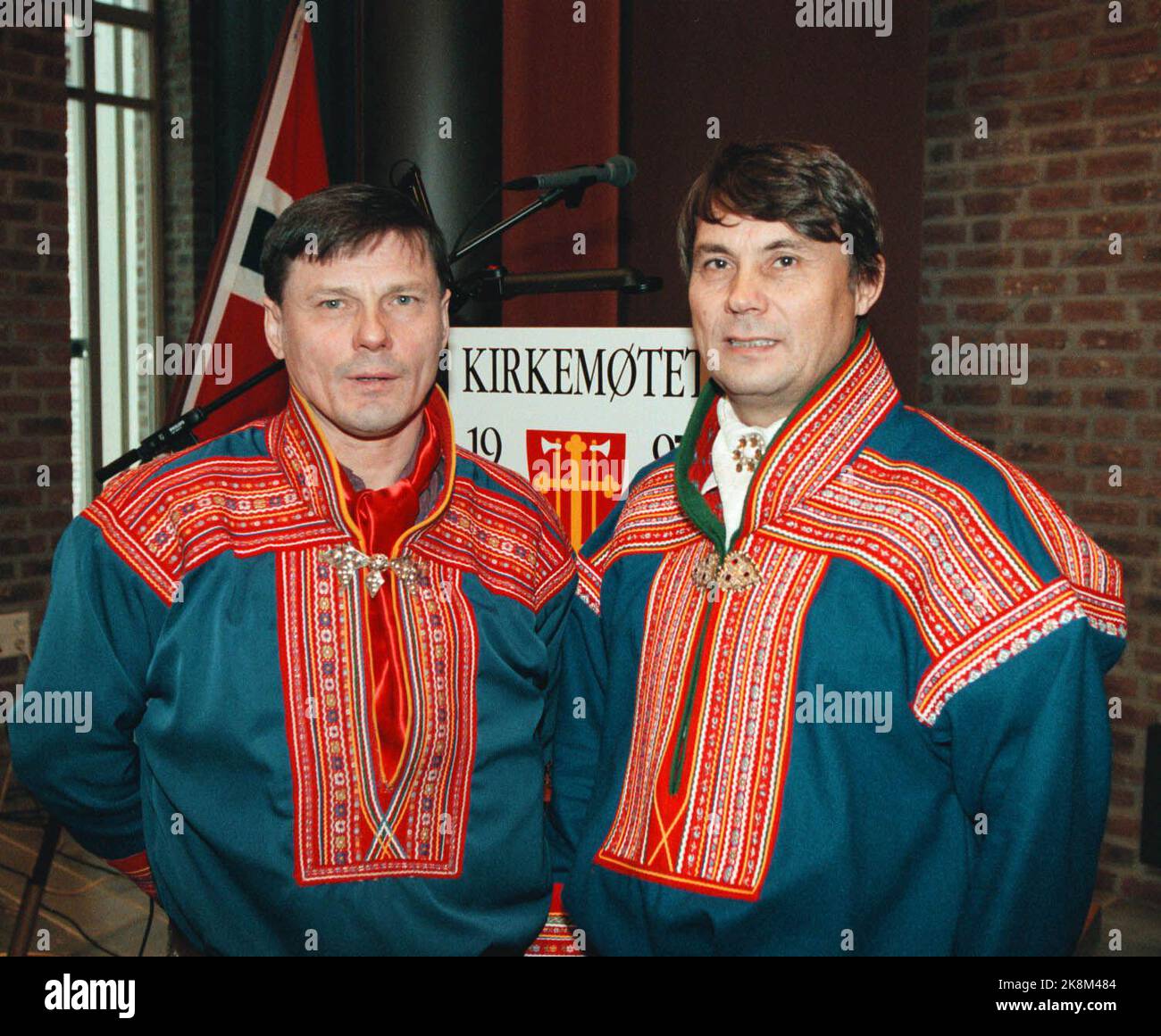 Ole henrik magga t v leader of the sami church council hi-res stock ...