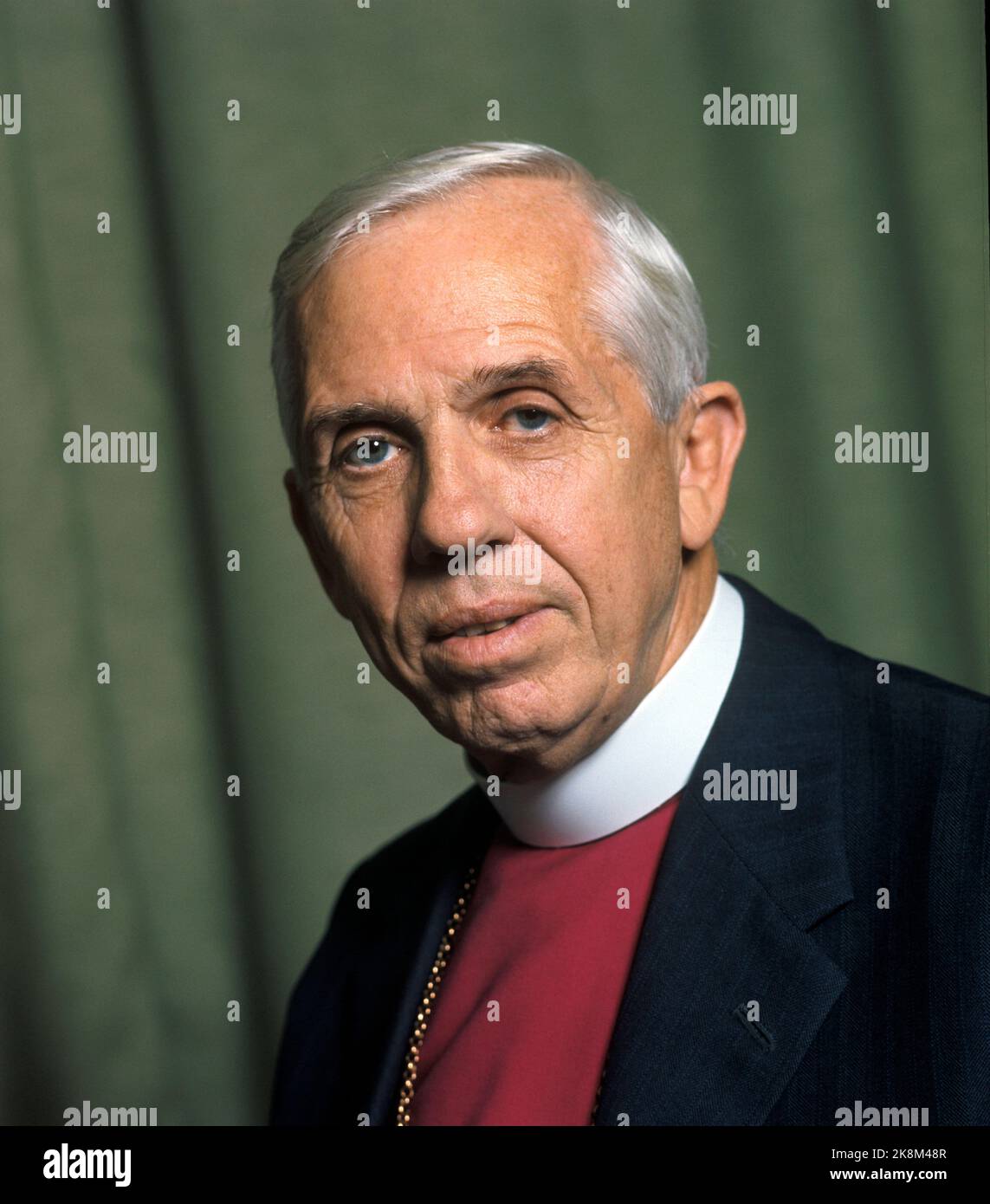 Oslo 197411. Bishop Tord Godal, portrait. Photo Erik Thorberg / NTB ...