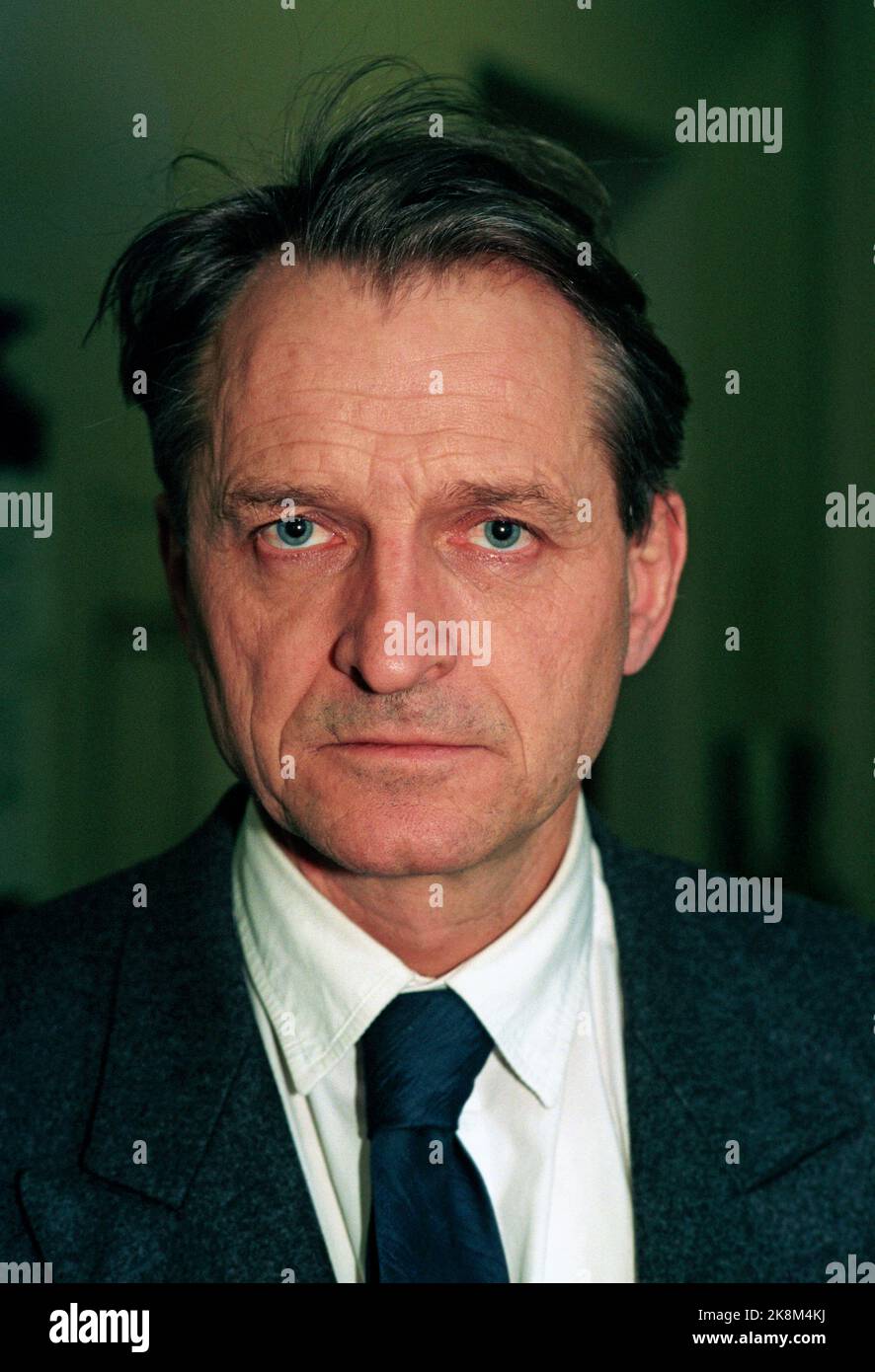 Oslo 19940120. Supreme Court Judge Ketil Lund, portrait. Photo Rune ...