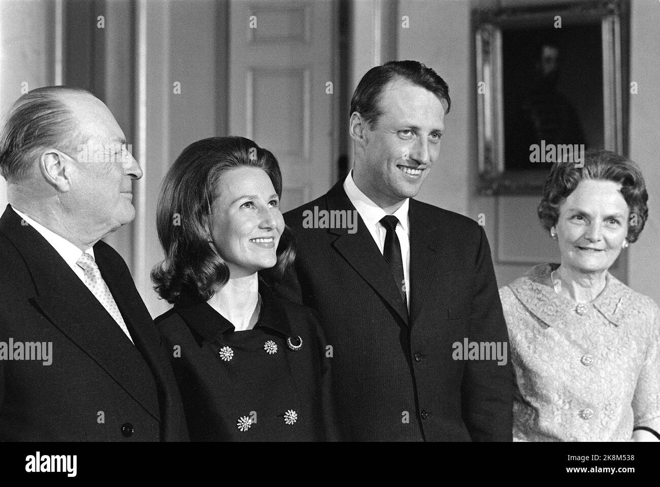 19680319 Picture taken at the castle in connection with Crown Prince ...