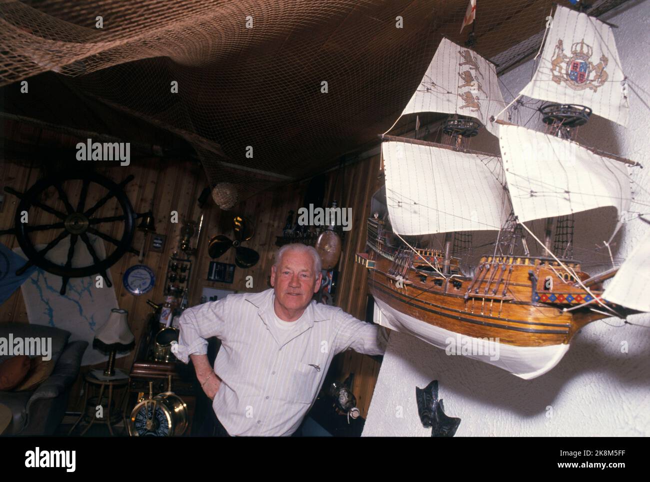 Oslo 1992 actor arve opsahl in his home photo hi-res stock photography and images - Alamy